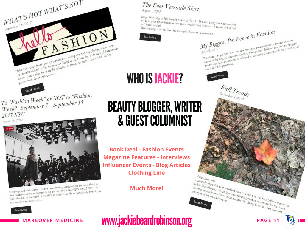 Makeover Reality Show | About | Jackie Beard Robinson